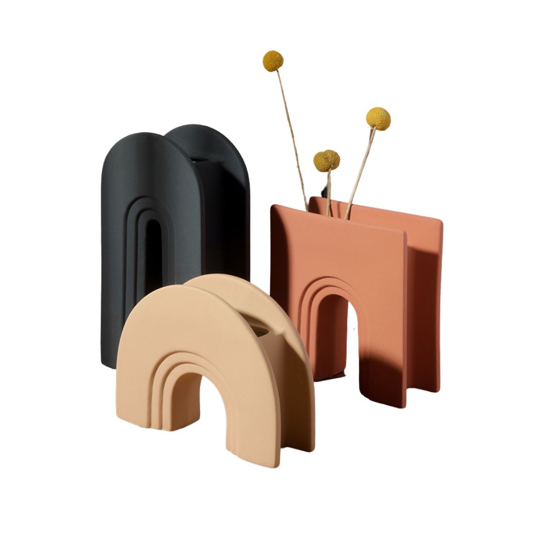 Mia Vase - Yellow – Morandi Homeware